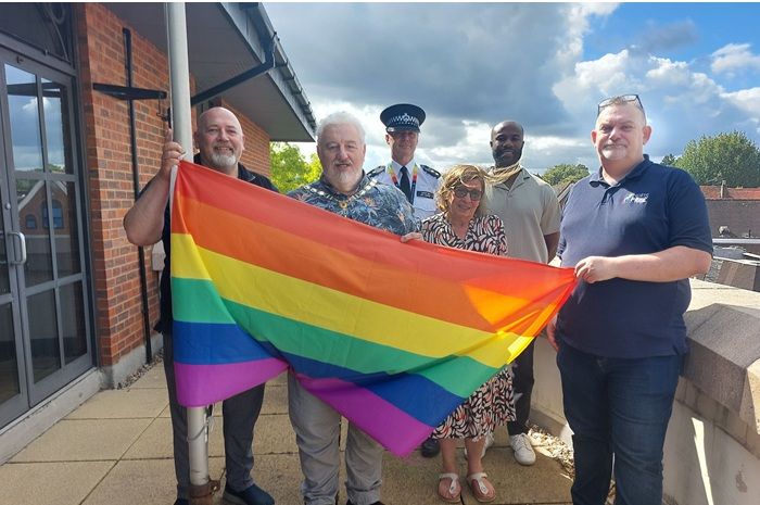 Pride flag raised ahead of Herts Pride | Community and living | Three ...